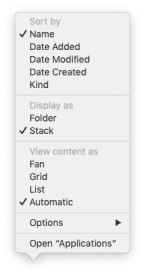 Tweaking4All.com - MacOS - Organize your Dock - Stack Overlays